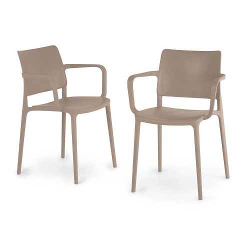 Wrghome Garden Modern Outdoor/indoor Plastic Resin Stacking Patio ...