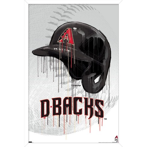 Trends International Mlb Arizona Diamondbacks - Drip Helmet 22 Framed ...