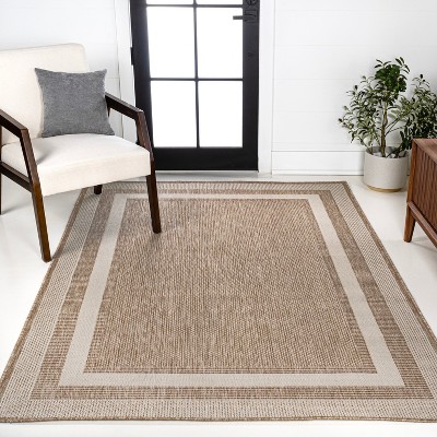 Dover Classic 3-stripe Border Indoor/outdoor Area Rug - Jonathan Y : Target
