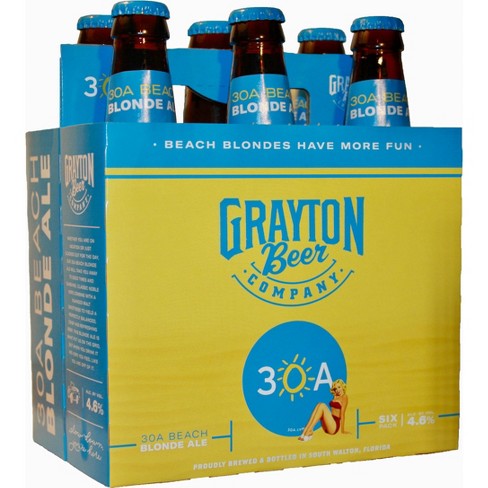 Grayton 30a Beach Blonde Ale Beer - 6pk/12 Fl Oz Bottles : Target