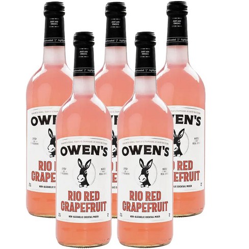 Owen’s Craft Mixers Rio Red Grapefruit 5 Pack Handcrafted In The Usa With Premium Ingredients ...