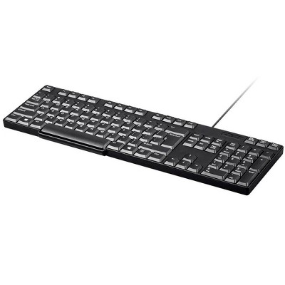 Buy Monoprice Essential USB Keyboard - Black, Comfortable Key action ...