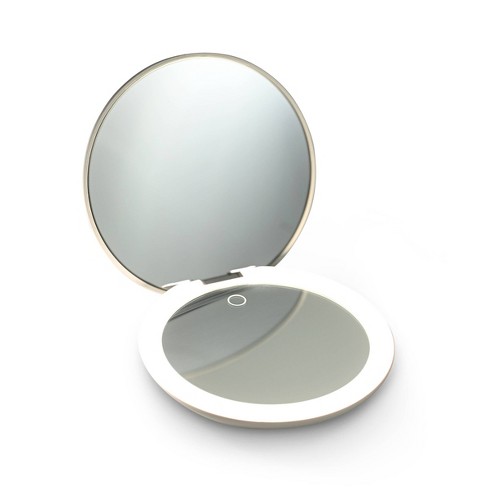 Ilios Lighting Rechargeable Led Compact Makeup Mirror : Target