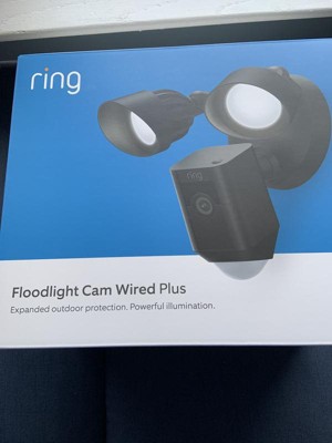 Ring Floodlight Cam Wired Plus Security Camera - White : Target