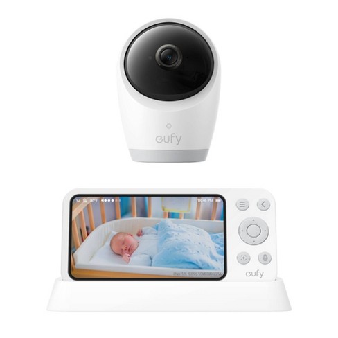Eufy Baby Monitor And Charging Base With 4k Camera - White : Target