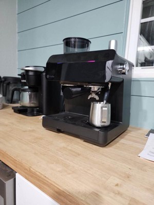 Ge Profile Semi Automatic Stainless Steel Espresso Maker And Frother ...