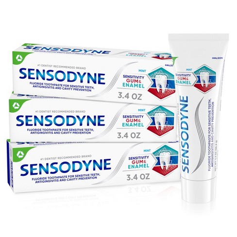 Sensodyne Sensitivity Gum And Enamel Toothpaste - 3.4oz/3pk : Target