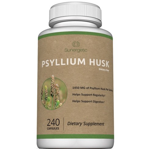 Premium Psyllium Husk Fiber Supplement 1450mg, 240 Capsules : Target