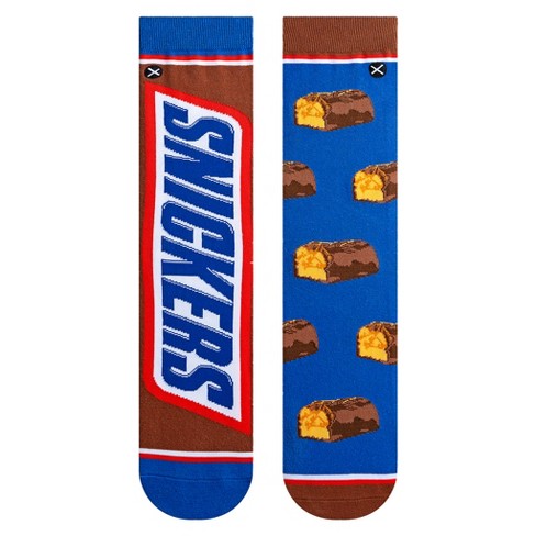 Odd Sox, Snickers Split, Funny Novelty Socks, Large : Target