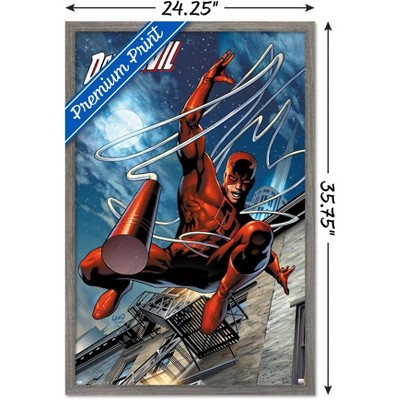 Trends International Marvel Comics Daredevil - Billy Club Framed Wall ...