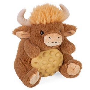 Wild Republic Poppykins-Mini Highland Cow,Stuffed Animal,7.5 inch,Plush ...