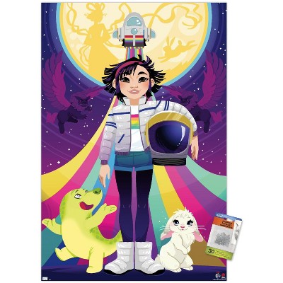 Trends International Netflix Over The Moon - Teaser Framed Wall Poster ...