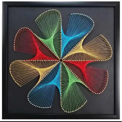 Wizardi String Art DIY Kit - Rainbow Swirl. Wizardi Geometry Nail ...