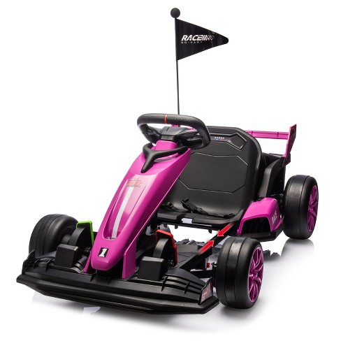 24v Kids Ride On Go Kart, 7.5mph Variable High Speed Drifting Car, 7ah ...
