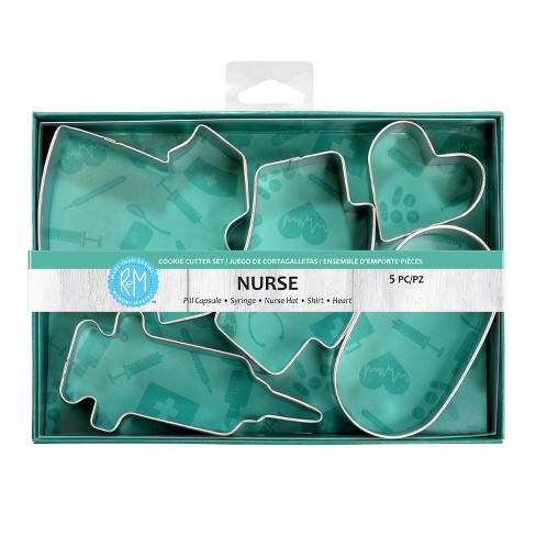 R&m International 5 Piece Nurse Shapes Cookie Cutter Set : Target