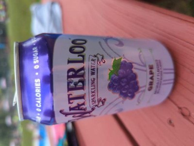 Waterloo Grape Sparkling Water - 8pk/12 Fl Oz Cans : Target