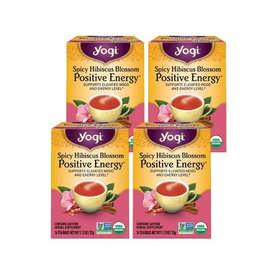 Yogi Tea - Vanilla Spice Perfect Energy Tea - 64 Ct, 4 Pack : Target