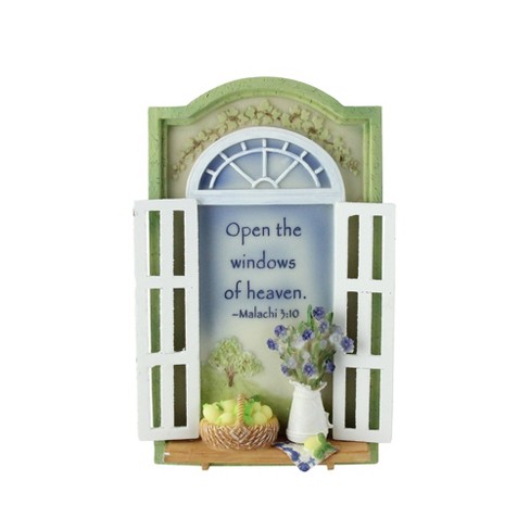 Roman Open The Windows Of Heaven Bible Scripture Plaque #40863 : Target