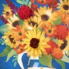 Blessed Floral Arrangement Garden Linen Flag : Target
