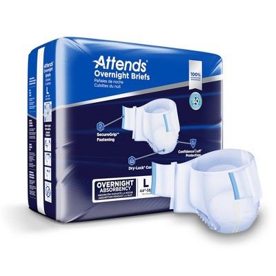 Attends Bariatric Underwear, Heavy Absorbency, Unisex, 2xl, 48 Count ...