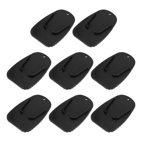 Unique Bargains Motorcycle Kickstand Pads 8 Pcs Black : Target
