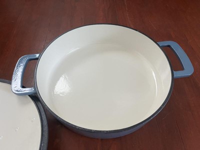 3.5qt Enamel Braiser Sage Green - Figmint™ : Target