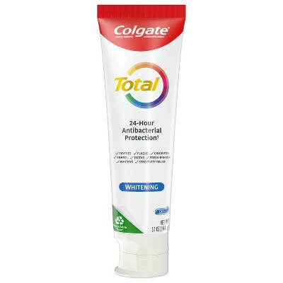 Colgate Total Whitening Toothpaste Gel - Mint - 5.1oz : Target