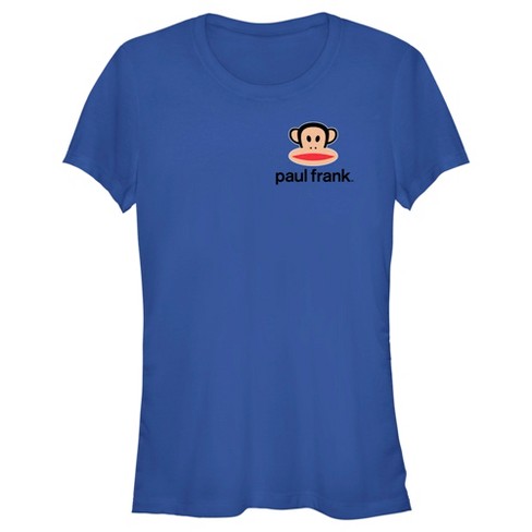 Juniors Womens Paul Frank Logo Julius Left Chest T-shirt : Target