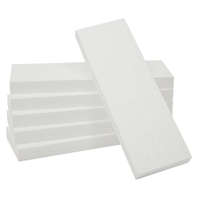 Juvale 6 Pack Foam Blocks For Crafts Supplies, Polystyrene Bricks, Diy ...