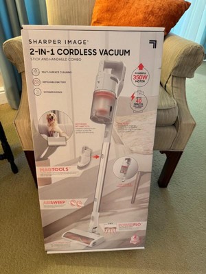 Sharper Image Stick & Handheld Combo Vacuum With 350w Motor, Cordless ...