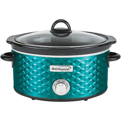 Brentwood 8-qt. 360-watt Stainless Steel Slow Cooker : Target