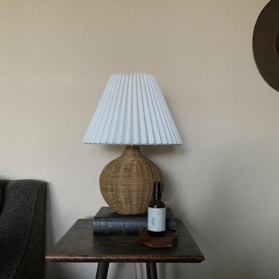 Natural Wicker Table Lamp Brown - Threshold™ Designed With Studio Mcgee ...
