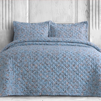 Stone Cottage Full/queen Arell Quilt Set Blue : Target