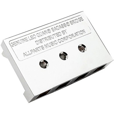 Leo Quan Badass Ftt Fine Tuner Trapeze Tailpiece Nickel : Target