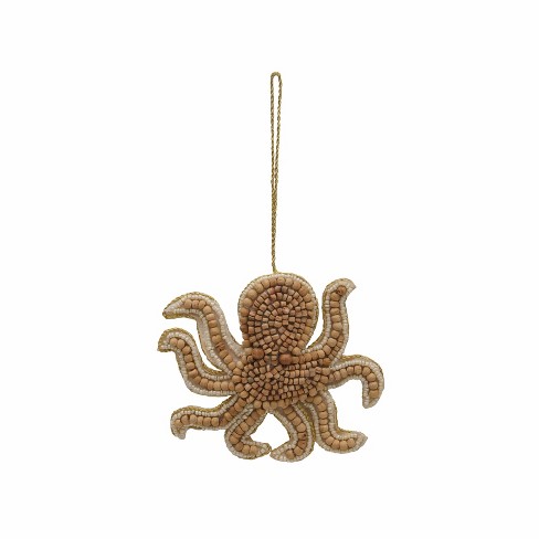 Gallerie Ii Wood Bead Octopus Ornament : Target