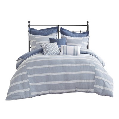 Gracie Mills Fidelia 9-piece Farmhouse Cotton Comforter Set - Queen ...