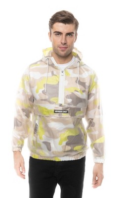 Members Only Translucent Camo Print Jackets For Men Casual, Windbreaker ...