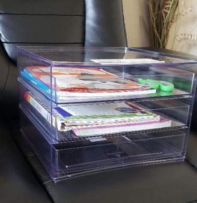 All Purpose 3 Drawer Storage Clear - Brightroom™ : Target