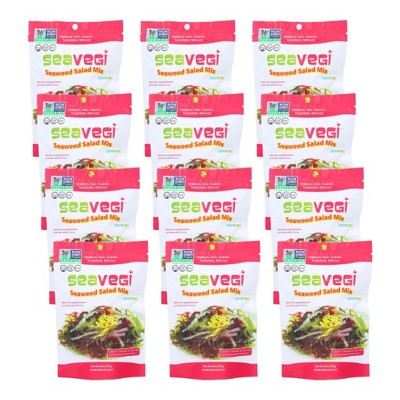 Sea Snax Seaweed Salad Mix - Case Of 12/.9 Oz : Target