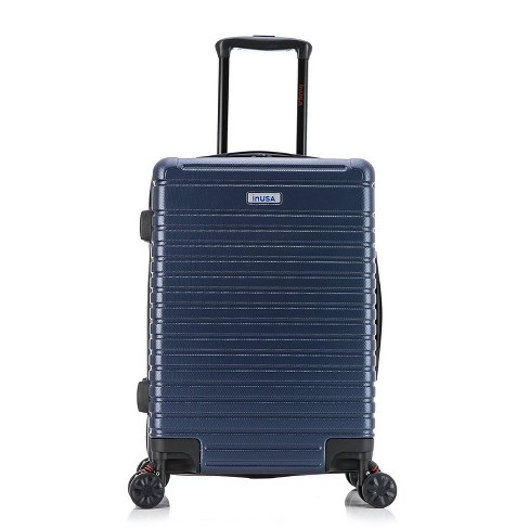 Inusa Deep Lightweight Hardside Carry On Spinner Suitcase - Blue : Target