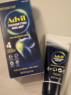 Advil Targeted Relief Pain Relieving Cream with Massage Applicator - 2 ...