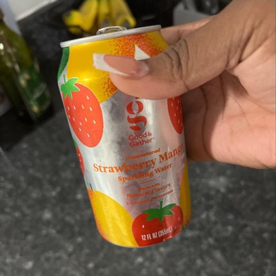 Strawberry Mango Sparkling Water - 8pk/12 Fl Oz Cans - Good & Gather™ : Target