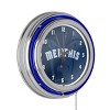 Memphis Grizzlies Fade Retro Neon Wall Clock : Target