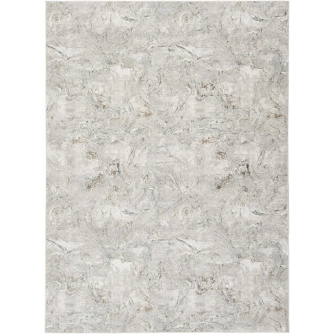 Nourison Glam Abstract Texture Indoor Area Rug Grey Multicolor 7'10" X ...