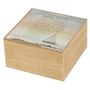 Dicksons Like A Ship Wind Pulled Tight Bereavement 9 inch MDF Keepsake ...