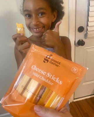 Mild Cheddar Cheese Sticks - 9oz/12ct - Good & Gather™ : Target