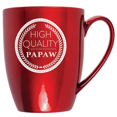 Elanze Designs Top Choice Papaw Cardinal Red 10 Ounce New Bone China ...
