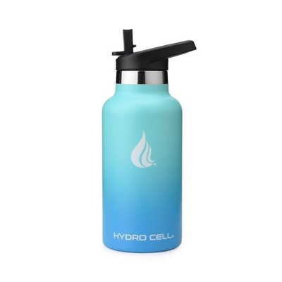16oz Teal/Blue Hydro Cell Standard Mouth Stainless Steel Water Bottle ...