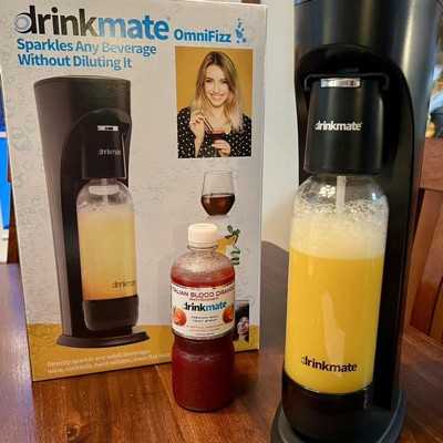 Drinkmate Omnifizz Sparkling Water And Soda Maker With 60l Co2 Cylinder : Target