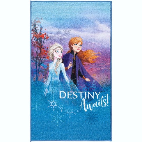 Disney Frozen 2 Dsn553 Power Loomed Accent Rug - Blue/violet - 2'3"x3'9 ...